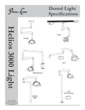 Helios 3000 LED Dental Light Featuring color mixing, crisp light ...